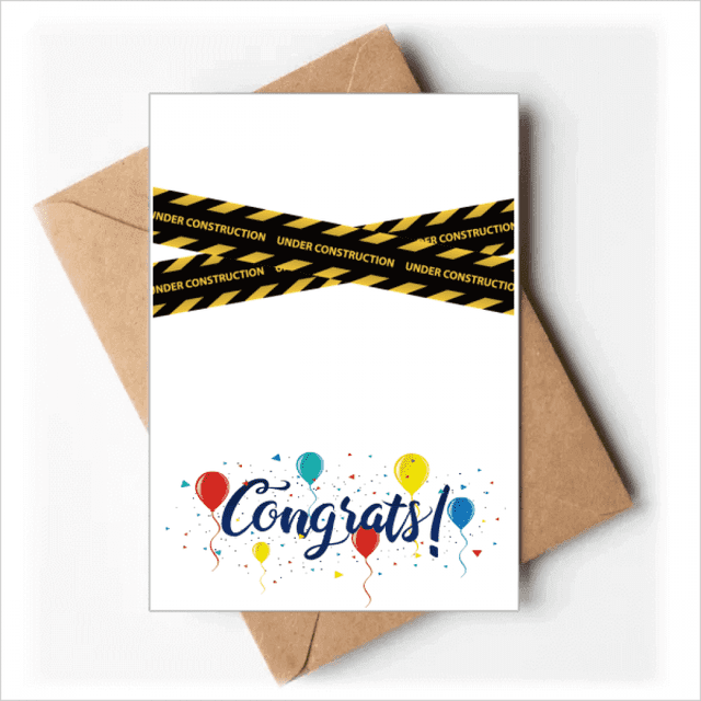 Logo Site Construction Warning Wedding Cards Congratulations Greeting ...