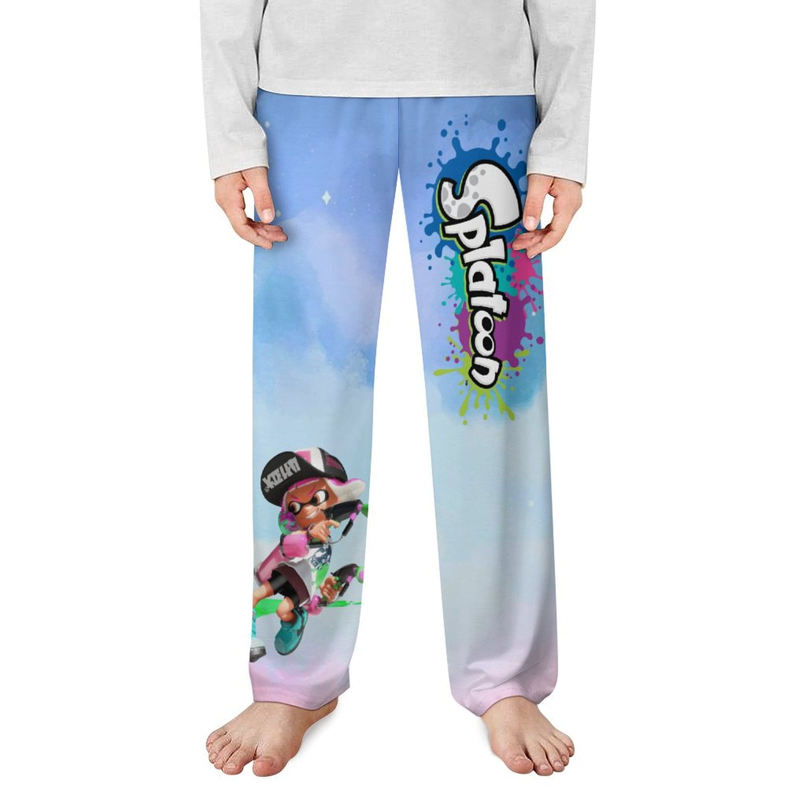 Logo Splatoon Splatter Children's Pajamas Cozy Lounge Straight Leg ...