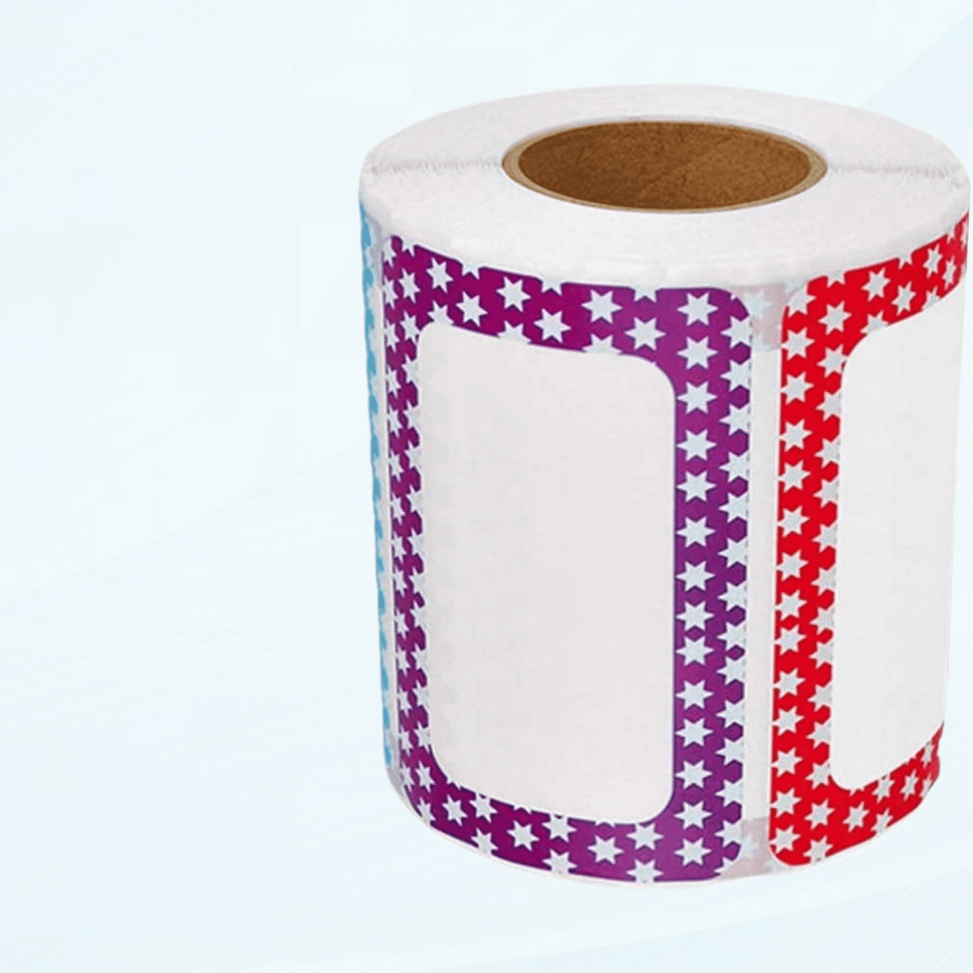 Logo Stickers Name Tag Stickers Colorful Border Name Tag Labels ...