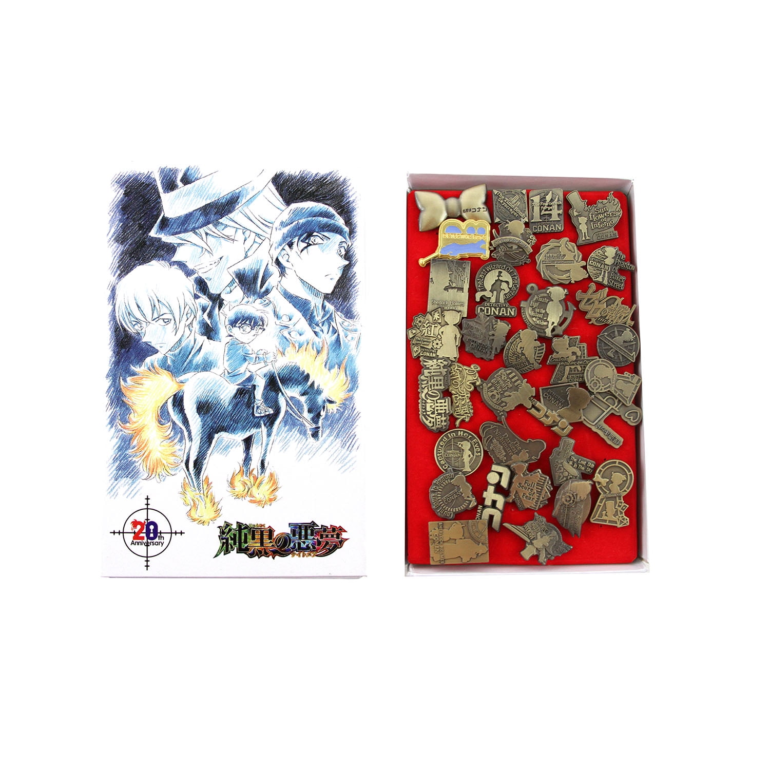 Logo & Symbol - Detective Conan Pin 33 pc. Pendant - Walmart.com