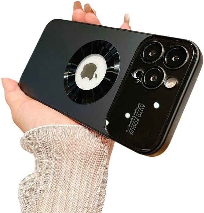 Logo View Glass Camera Protection Magnetic Case for iPhone, Compatible ...