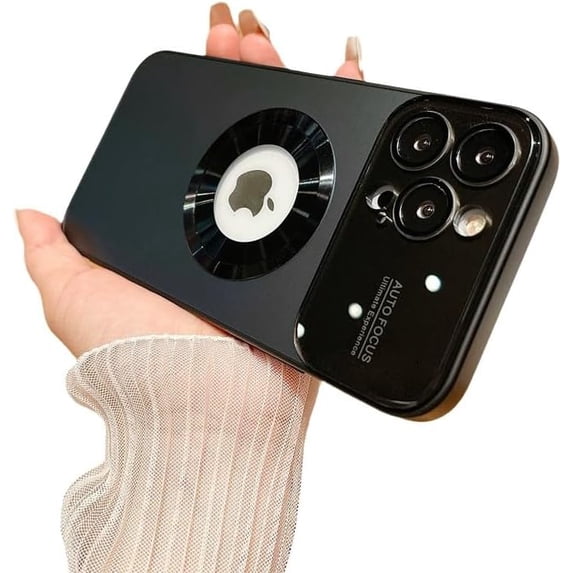 Logo View Glass Camera Protection Magnetic Case for iPhone, Compatible ...