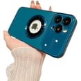 Logo View Glass Camera Protection Magnetic Case for iPhone, Compatible ...