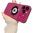 Logo View Glass Camera Protection Magnetic Case for iPhone, Compatible ...