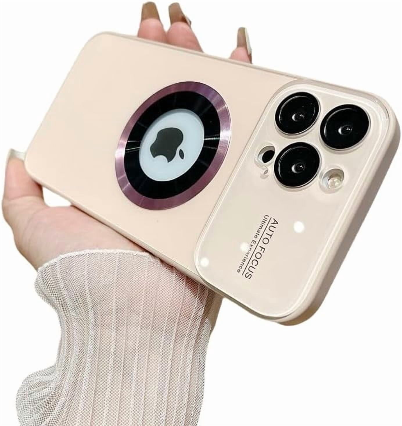 Logo View Glass Camera Protection Magnetic Case for iPhone, Compatible ...