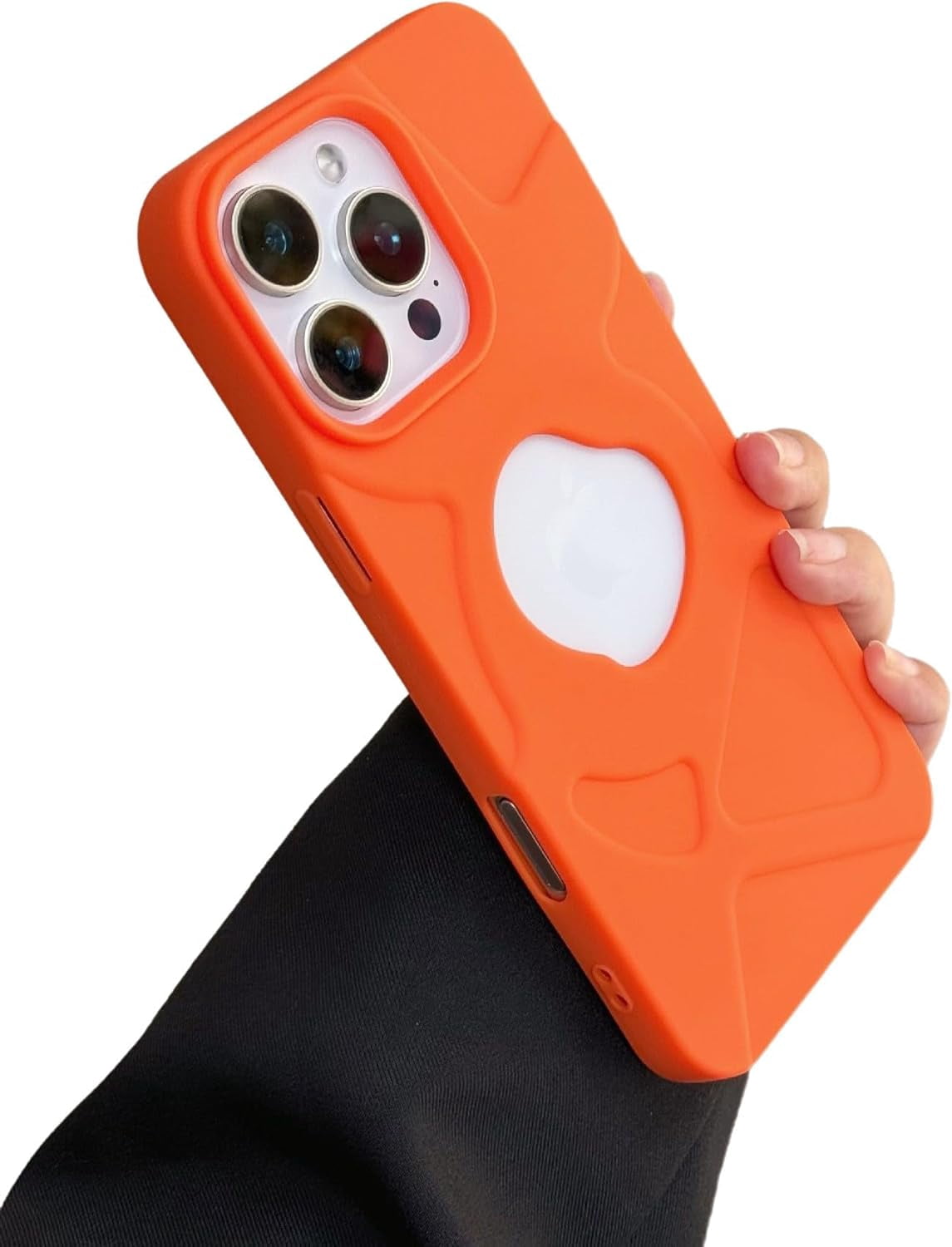 Logo View Phone Case for iPhone (Orange,for iPhone 17 Pro Max ...