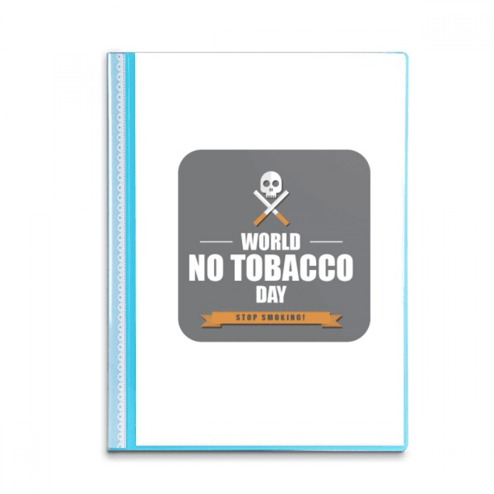Logo World No Tobacoo Day No Smoking Book Sheet Protectors Portfolio ...