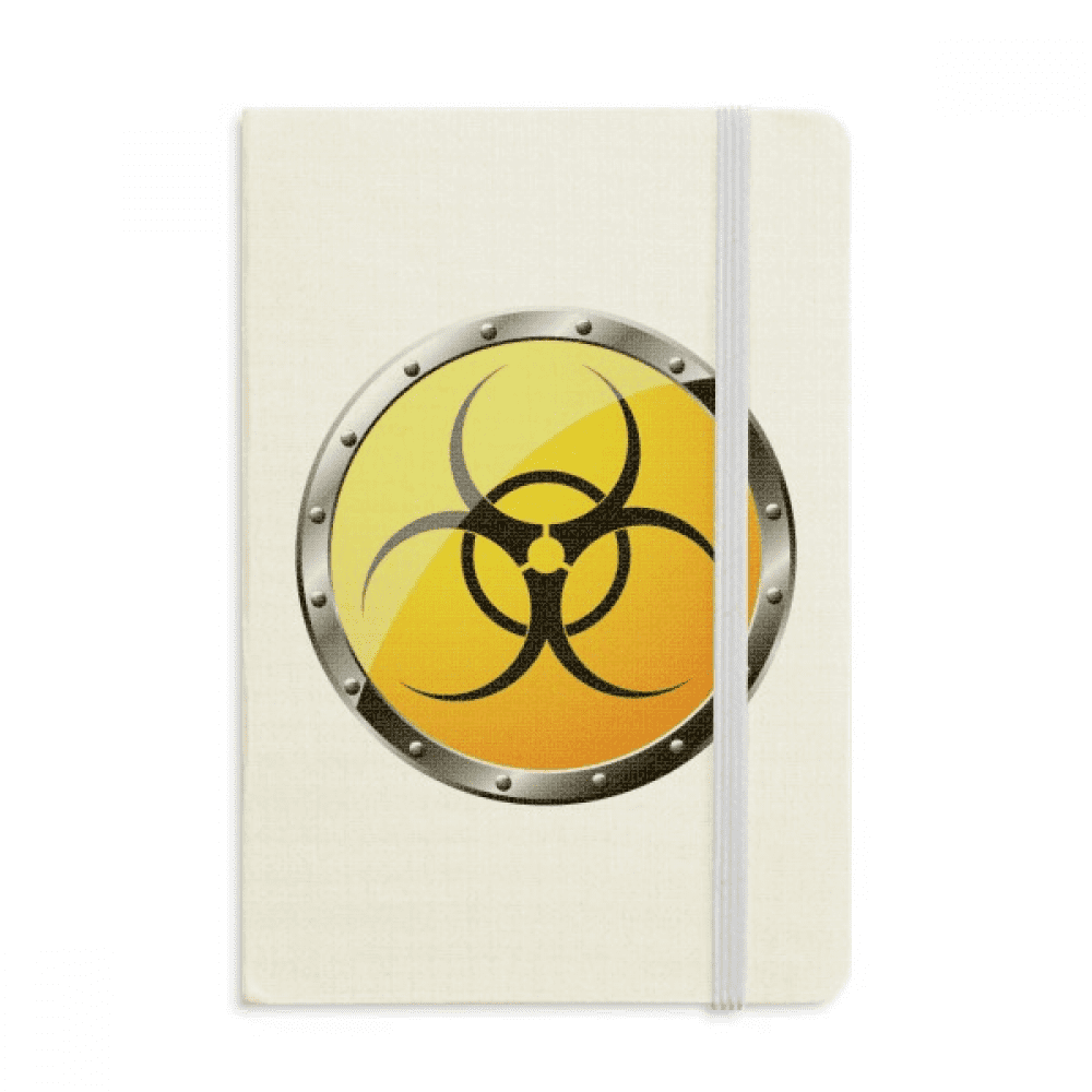 Logo Yellow Background Hazardous Substance Notebook Official Fabric ...