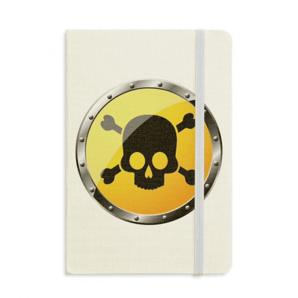 Logo Yellow Background Lethal Substance Notebook Official Fabric Hard ...