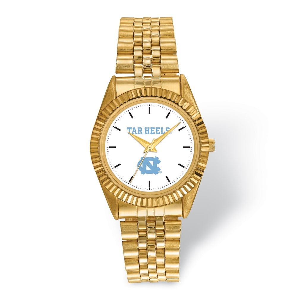 LogoArt University of North Carolina Pro Gold-tone Gents Quartz Watch ...