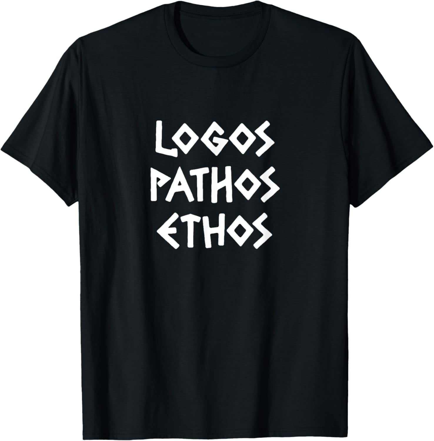 Logos Pathos Ethos - greek rhetoric triangle T-Shirt - Walmart.com