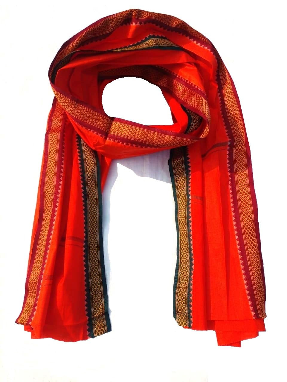 Logpri Shopping Cotton Ka Bhagwa Gamcha Set Of 1 Pics Size 176 80 Senti ...