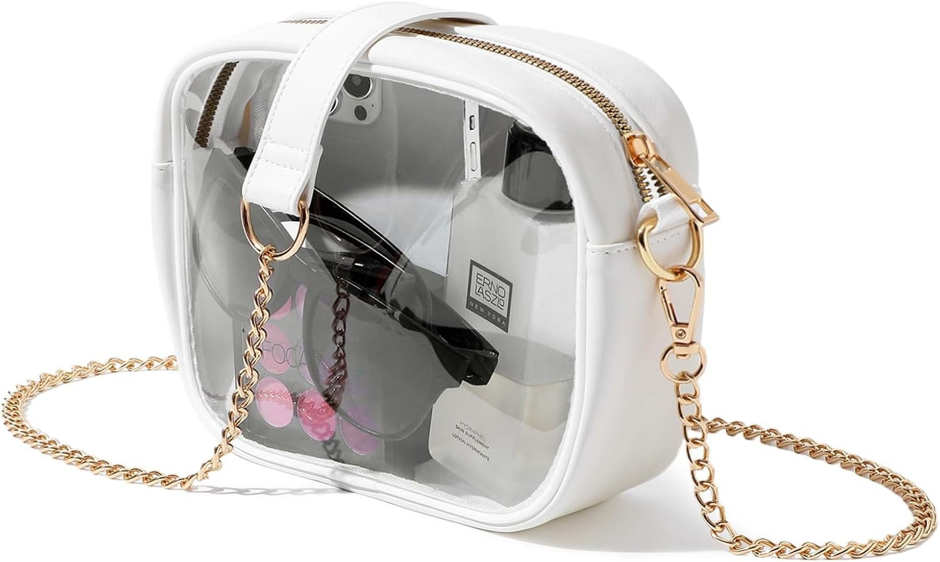 Lohol Clear Bag Stadium Approved, Crossbody Transparent Bag for ...