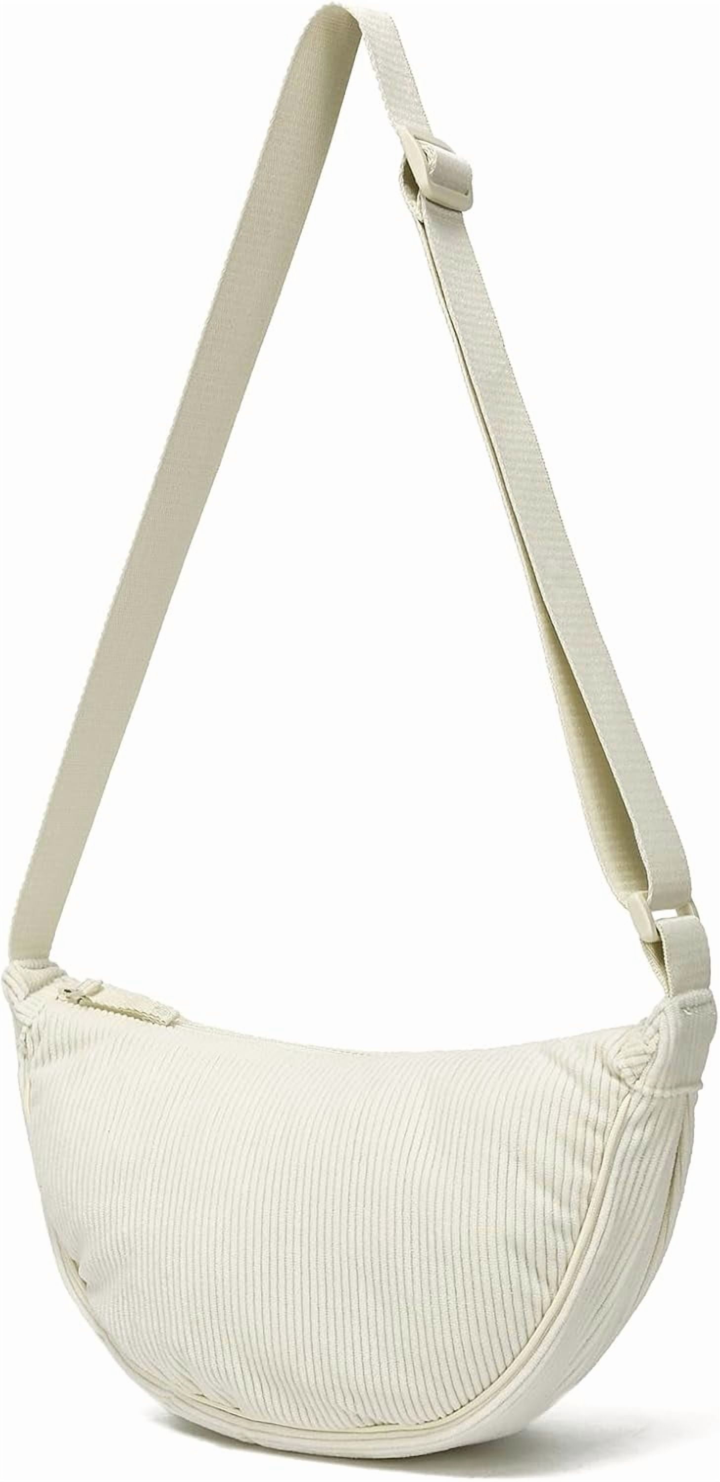 Lohol Crescent Bag for Women Men Small Sling Crossbody Bag with Half ...
