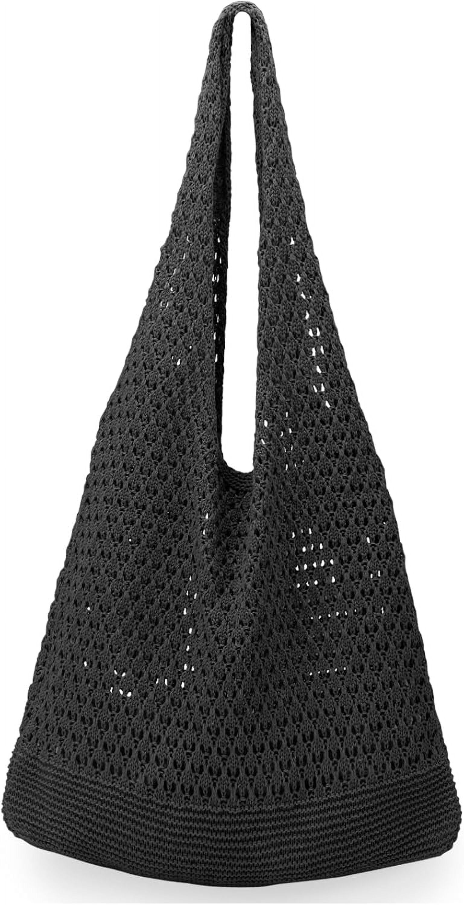Lohol Crochet Bags for Women - Summer Beach Tote, Aesthetic Hippie Knit ...