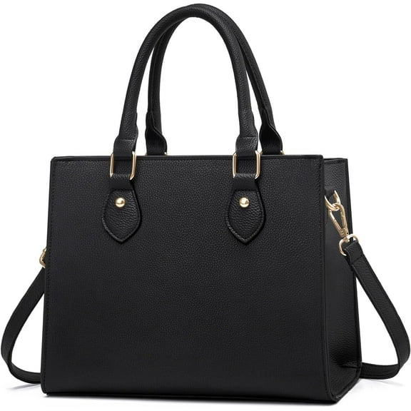 AOMRCOL Purses and Handbags for Women Tote Shoulder Bag Satchel Black ...