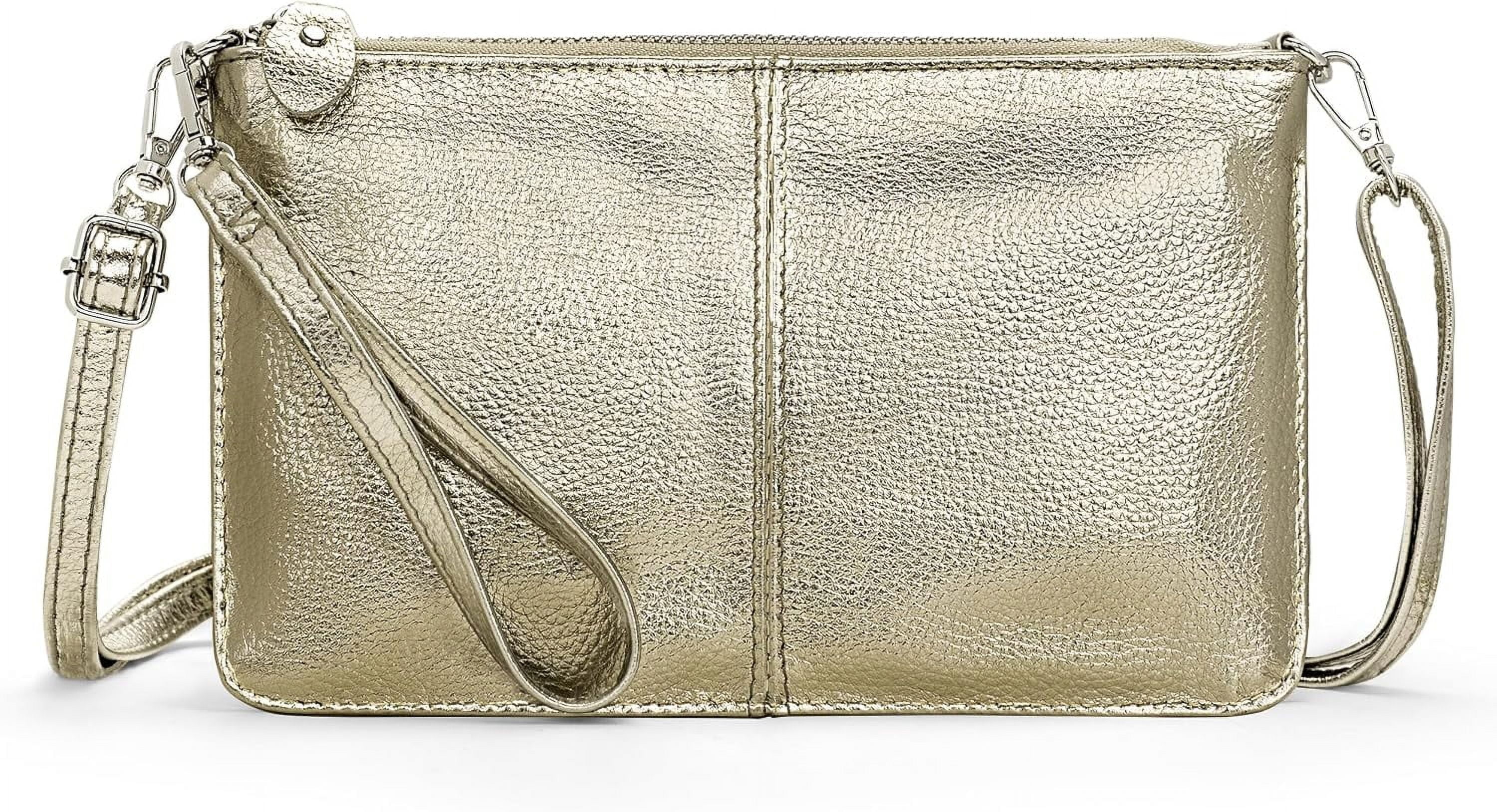 Lohol Genuine Leather Wristlet Clutch Wallet Purses Small Crossbody ...