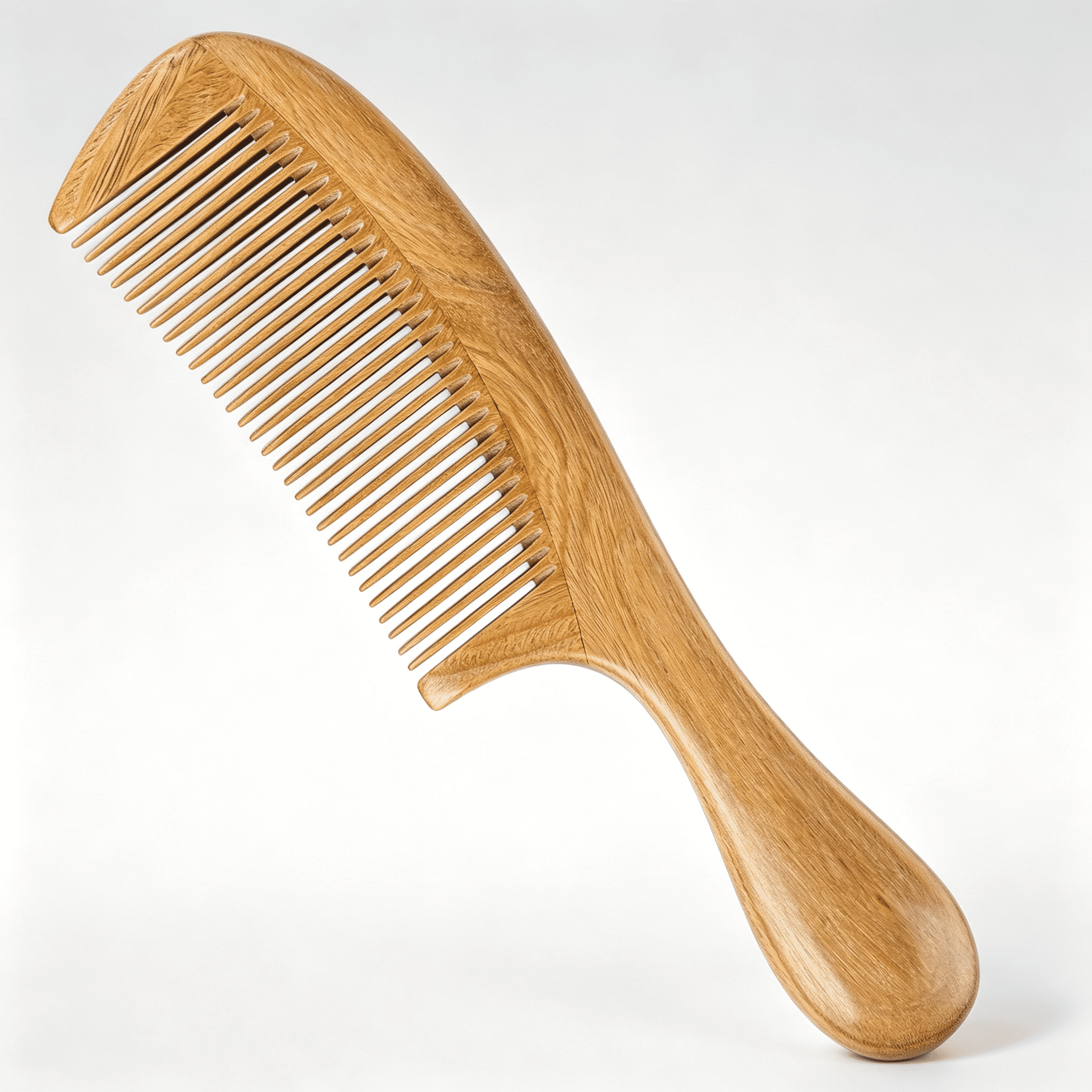 Lohol Handmade Sandalwood Hair Comb Set, Anti-Static Scented Wooden ...