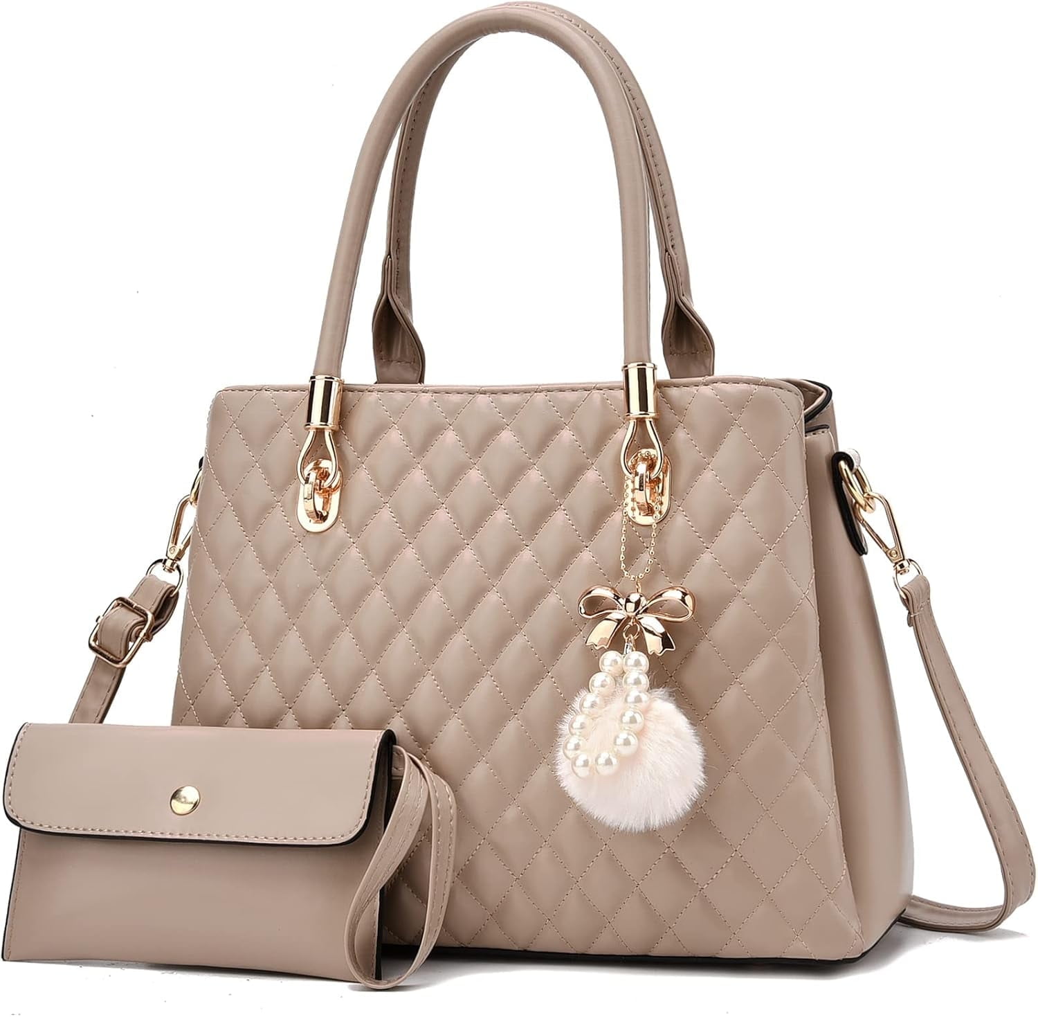 Lohol Womens Leather Handbags Purses Top-handle Totes Satchel Shoulder ...