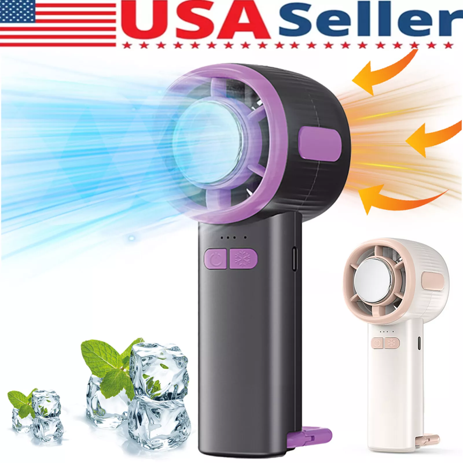 Lohoms Portable Handheld Fan Semiconductor Mini Fan Cooling Air Cooler ...