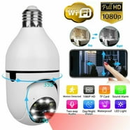 Onemayship 360° Panoramic WiFi IP Camera E27 Light Bulb 1080P HD ...