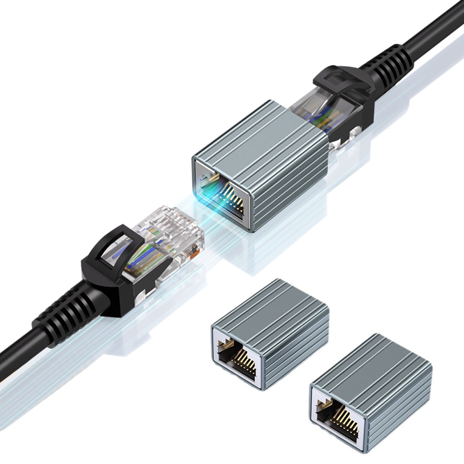 Lohuatrd 1/2/5Pcs Ethernet Extender RJ45 Interface 10Gbps High Speed ...