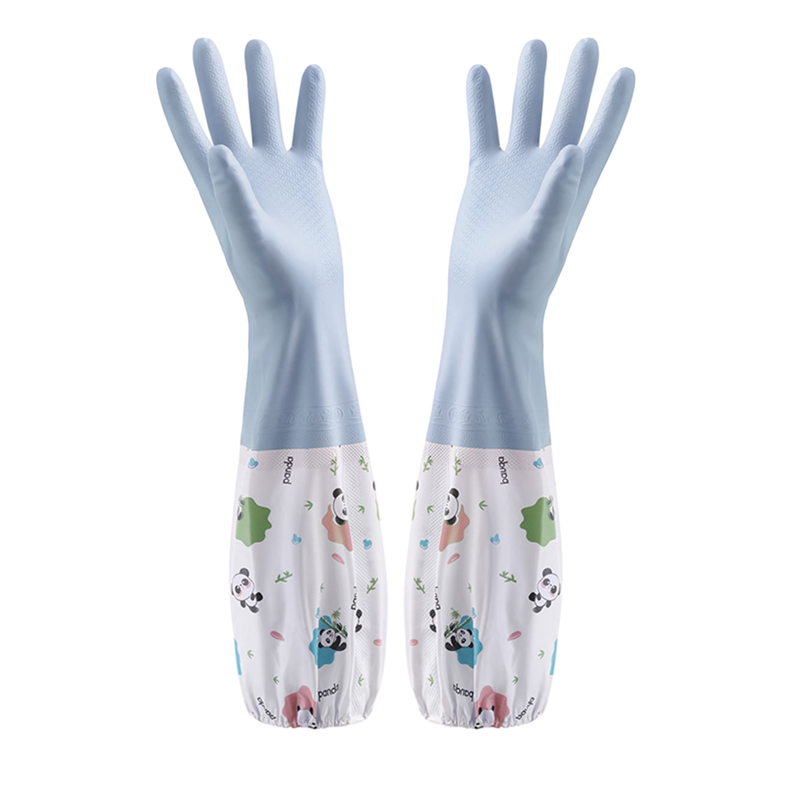 Lohuatrd 1 Pair Cleaning Gloves Cute Panda Pattern Dishwashing Gloves Waterproof Plush Housework Gloves for Home Kitchen Walmart Business Supplies
