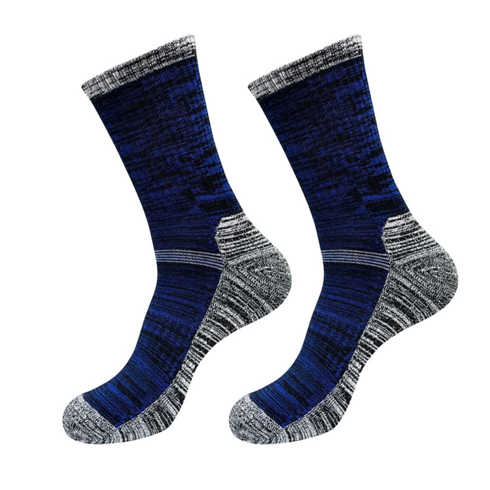 Lohuatrd 1 Pair Men Winter Sports Socks Mid-tube Thickened Soft Anti ...