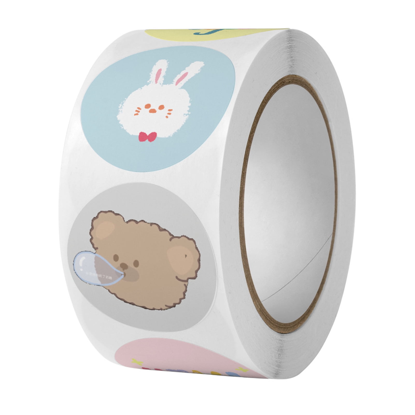 Lohuatrd 1 Roll Cartoon Stickers Self-adhesive Long Tape Cute Anime ...
