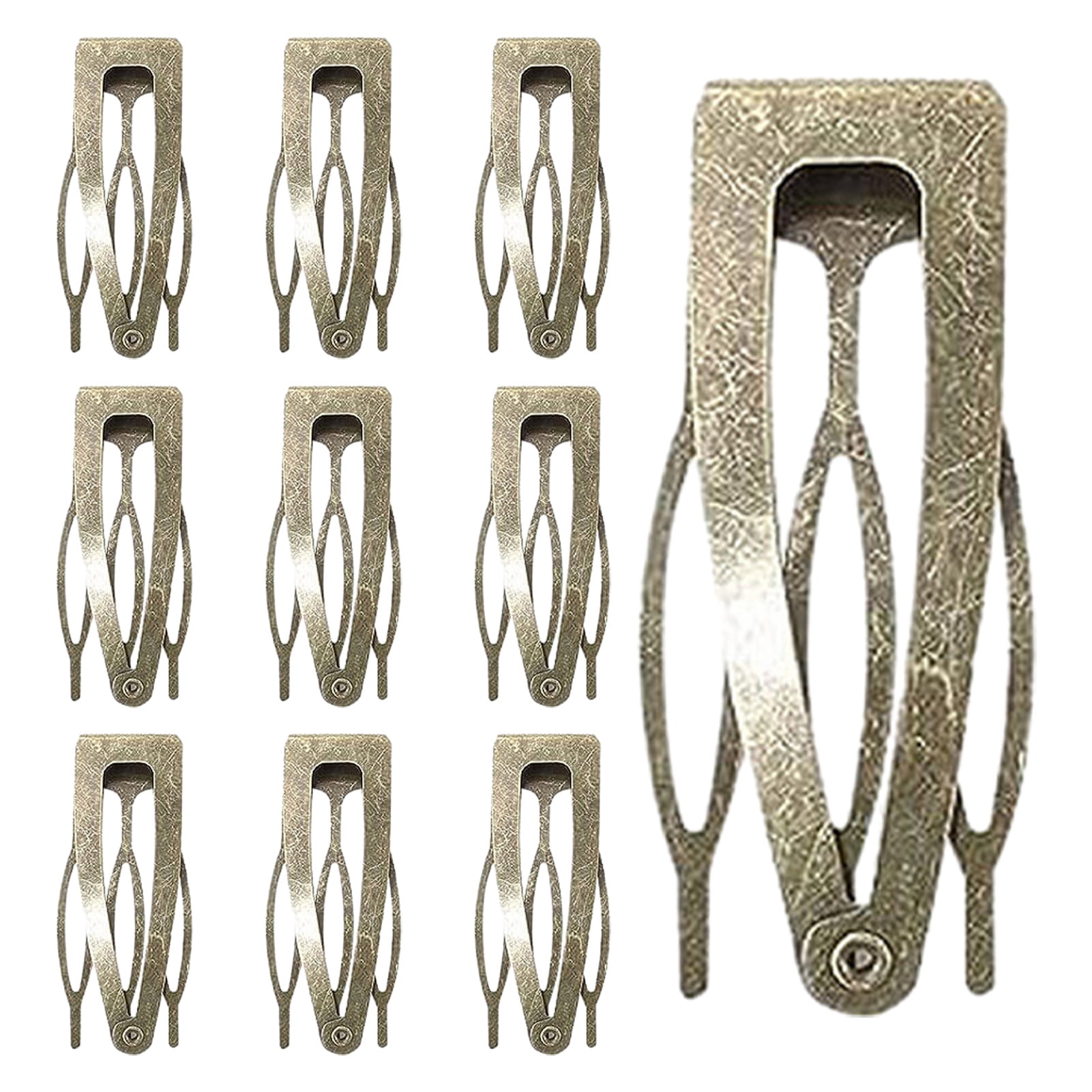 Lohuatrd 10Pcs Double Grip Hair Clips Women Metal Snap Hair Barrettes ...