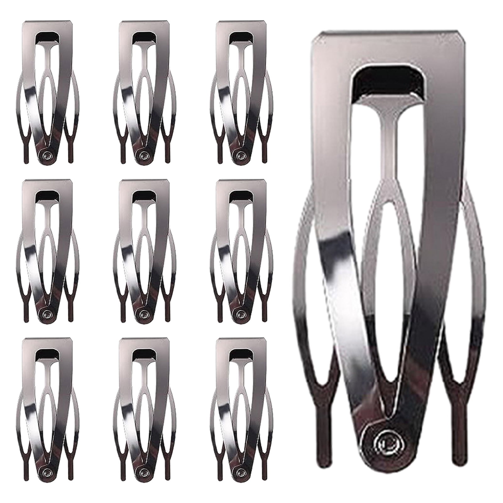 Lohuatrd 10Pcs Double Grip Hair Clips Women Metal Snap Hair Barrettes ...