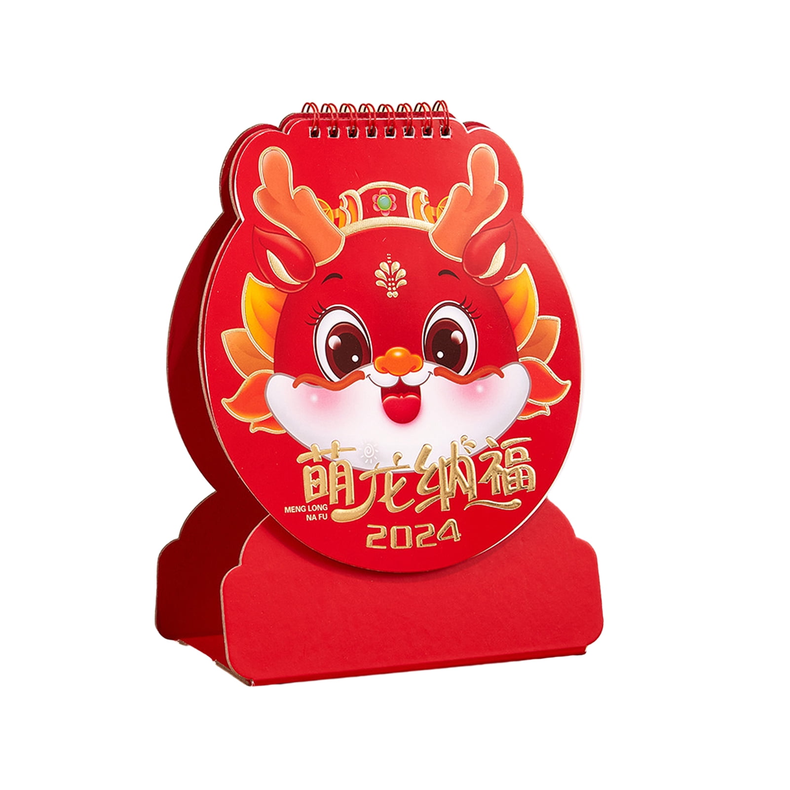 Lohuatrd 2024 Cute Desk Calendar Cartoon Practical Festive Daily ...