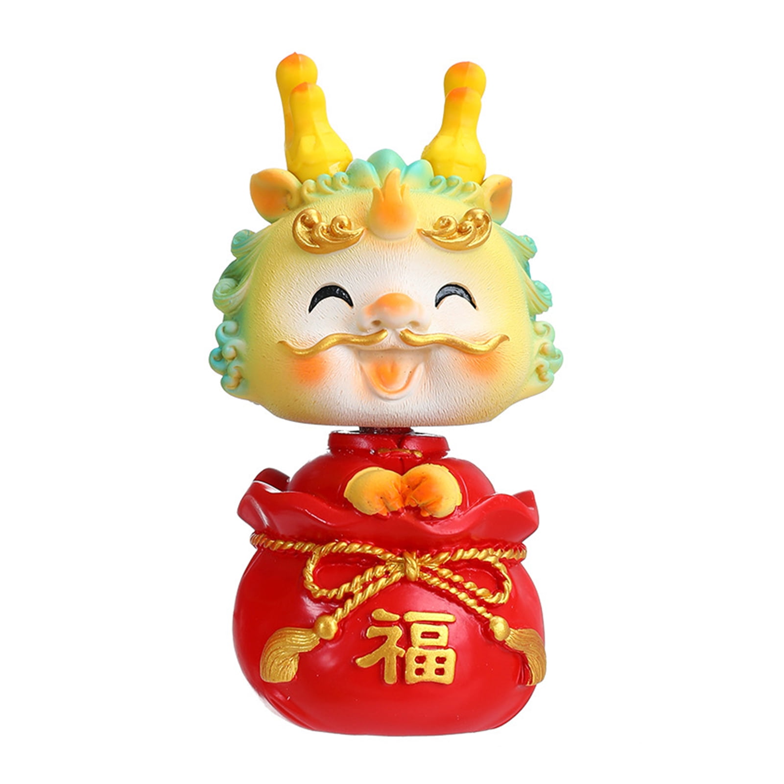 Lohuatrd 2024 New Year Dragon Figurine Festive Handcraft Resin Dragon ...