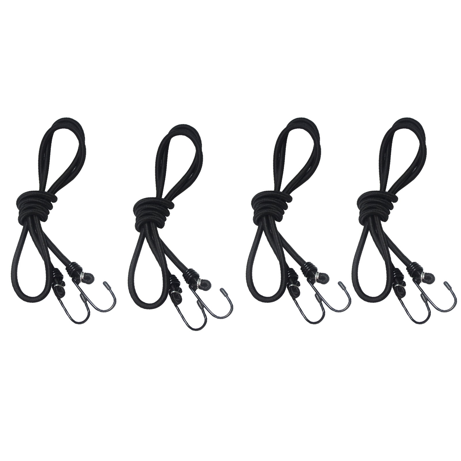 Lohuatrd 4Pcs 100cm High Elasticity Luggage Tie with Hooks Binding Rope ...