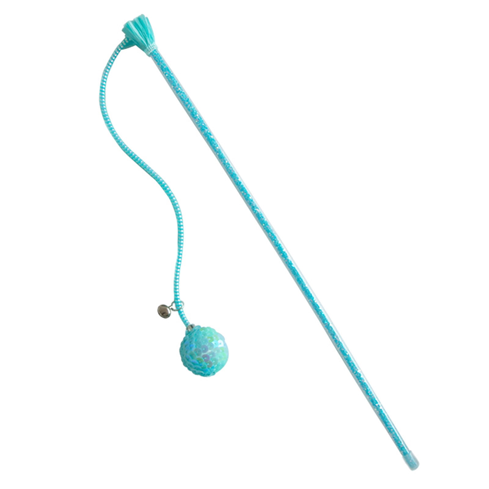 Lohuatrd Cat Teaser Stick Interactive Toy with Long Pole Vibrant Color ...