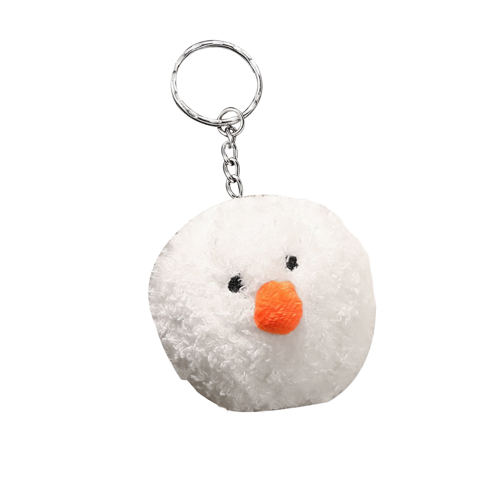 Lohuatrd Christmas Plush Doll Cute Cartoon Snowball Doll Plushie ...