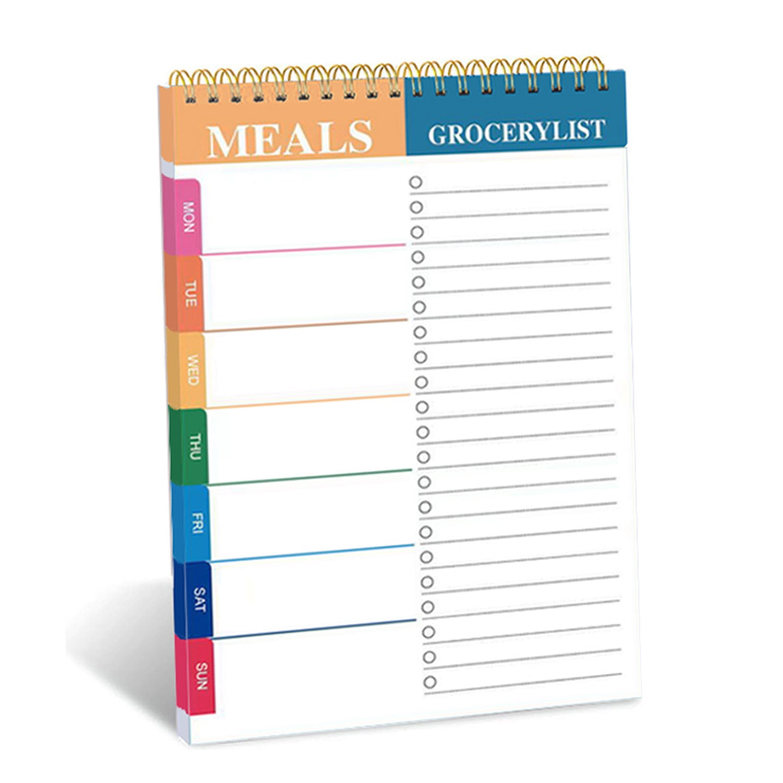 Lohuatrd Efficient Daily Planning Pad with Spiral Binding Improved Time ...