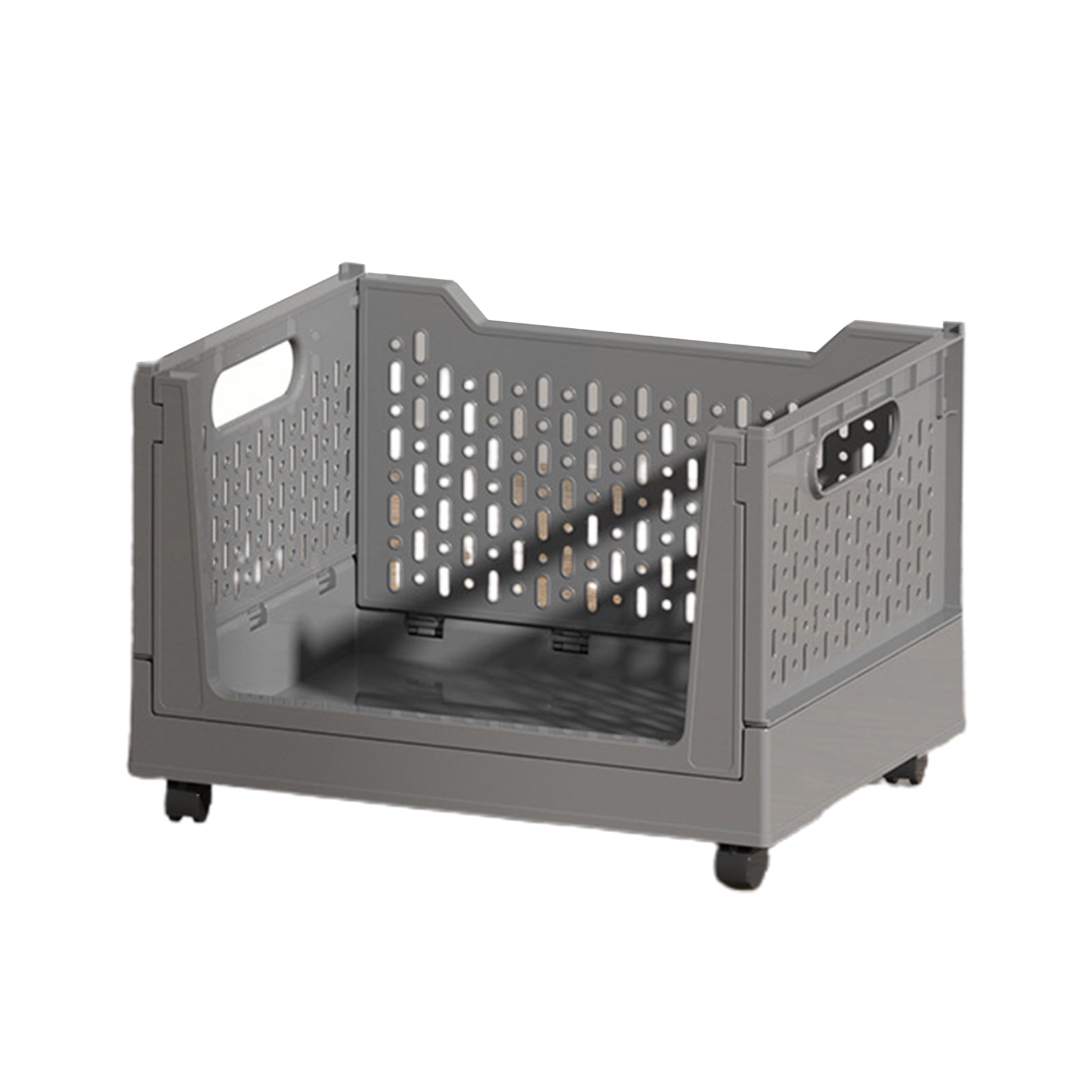 Lohuatrd Foldable Storage Box with Wheels Easy to Move Strong Load ...