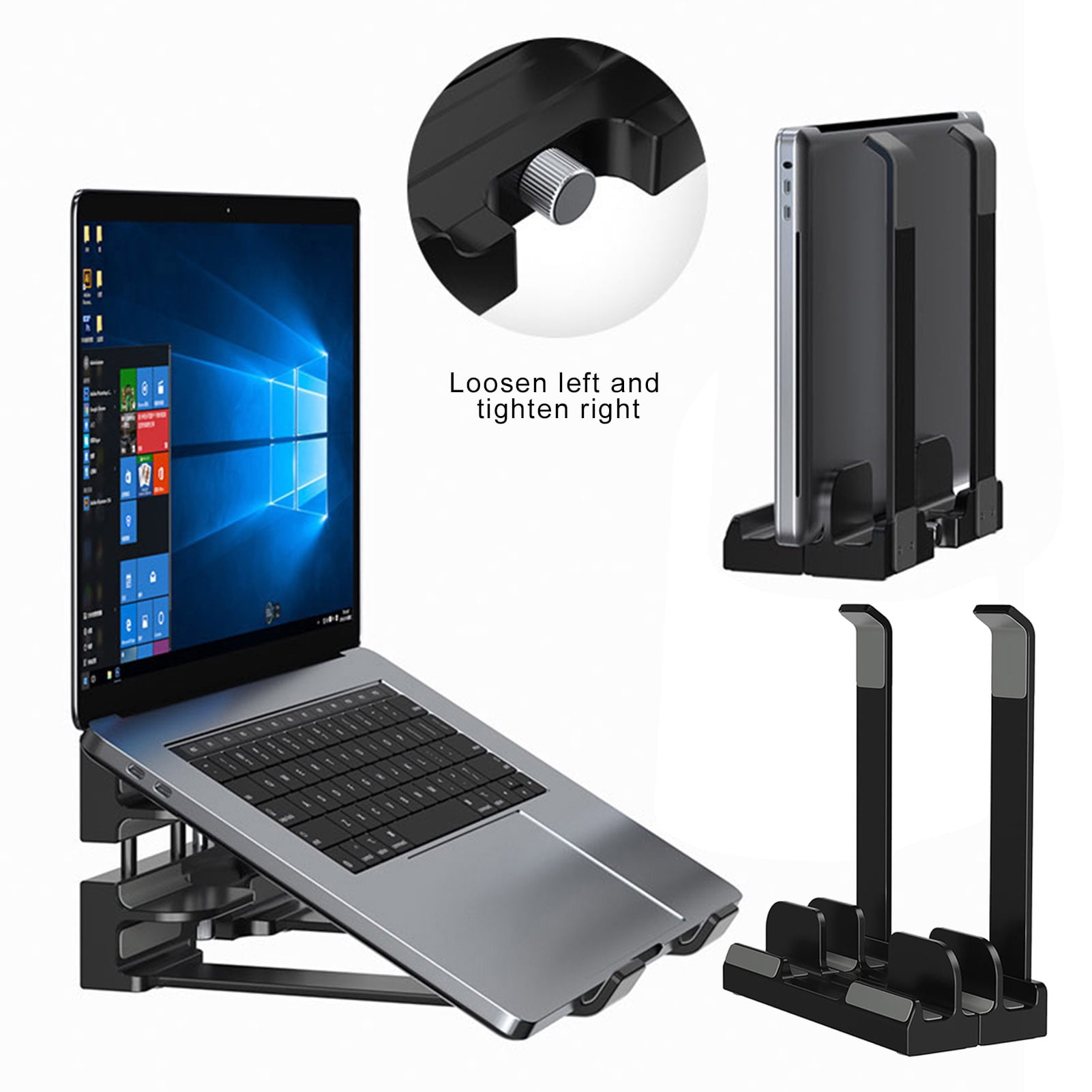Lohuatrd Laptop Stand with Silicone Protective Pad Adjustable Design ...