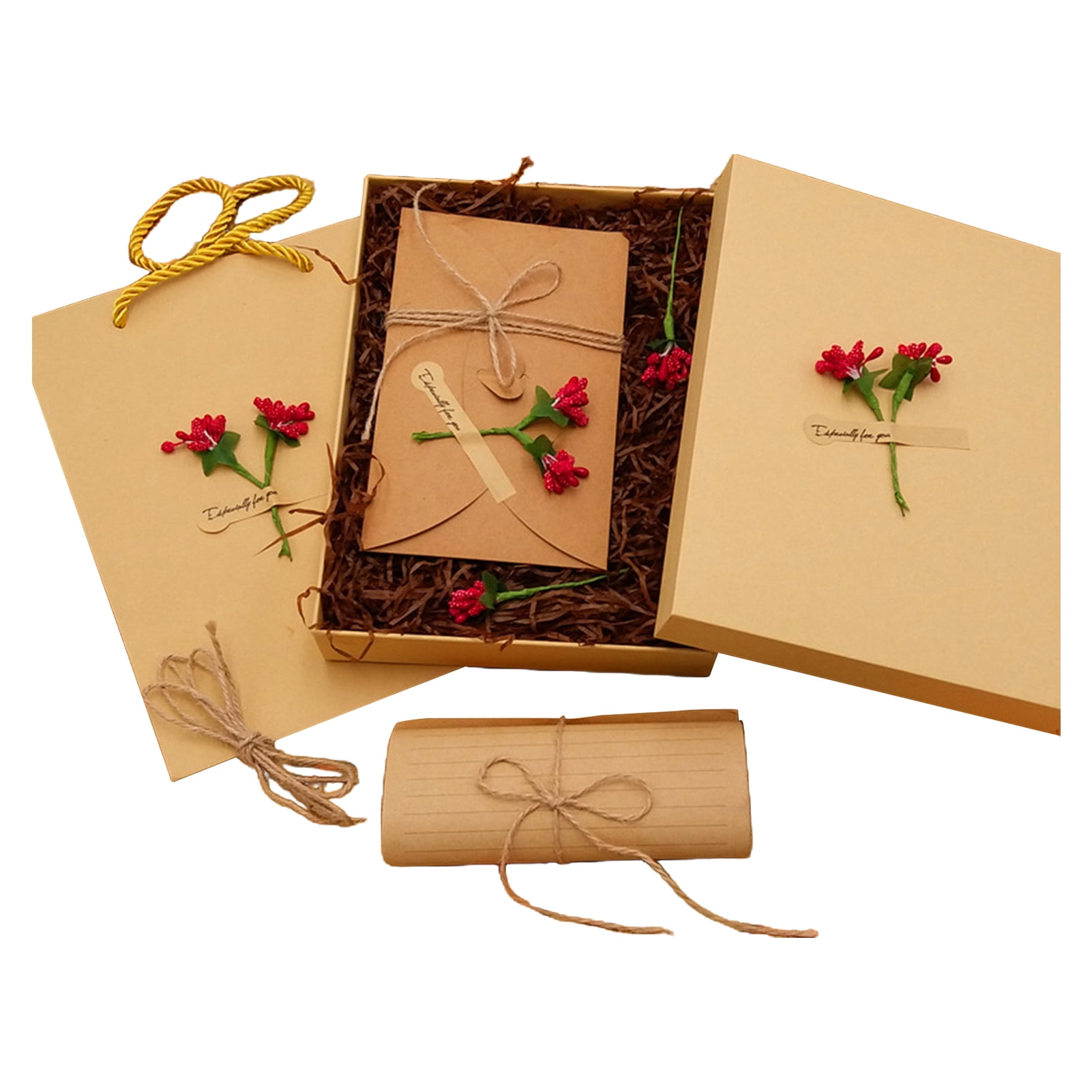 Lohuatrd Letter Paper Envelope Set Romantic Vintage Style with Flowers ...