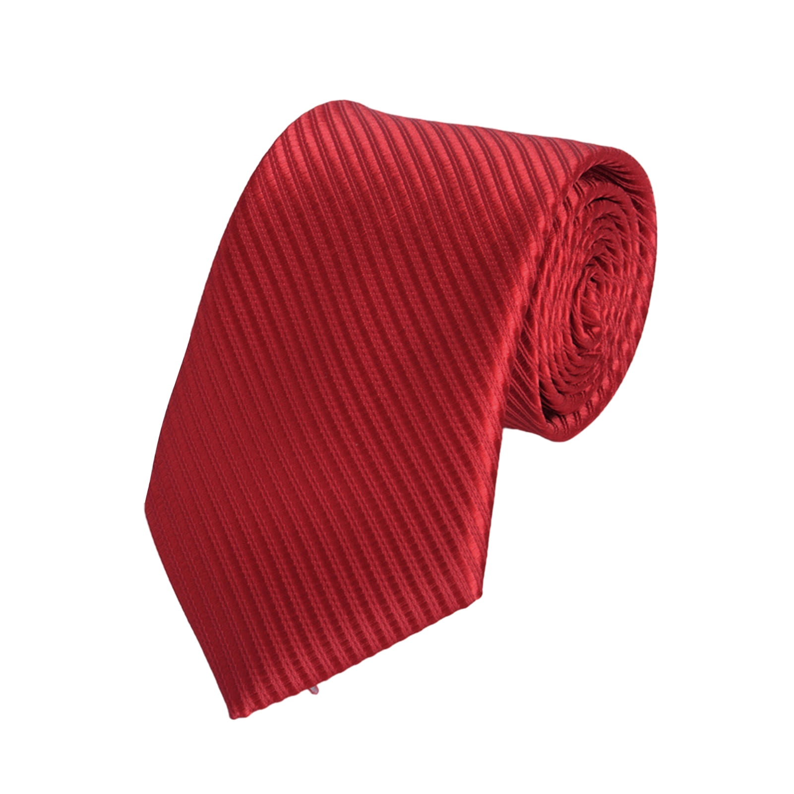 Lohuatrd Men Solid Color Jacquard Business Tie Formal Twill Slim ...