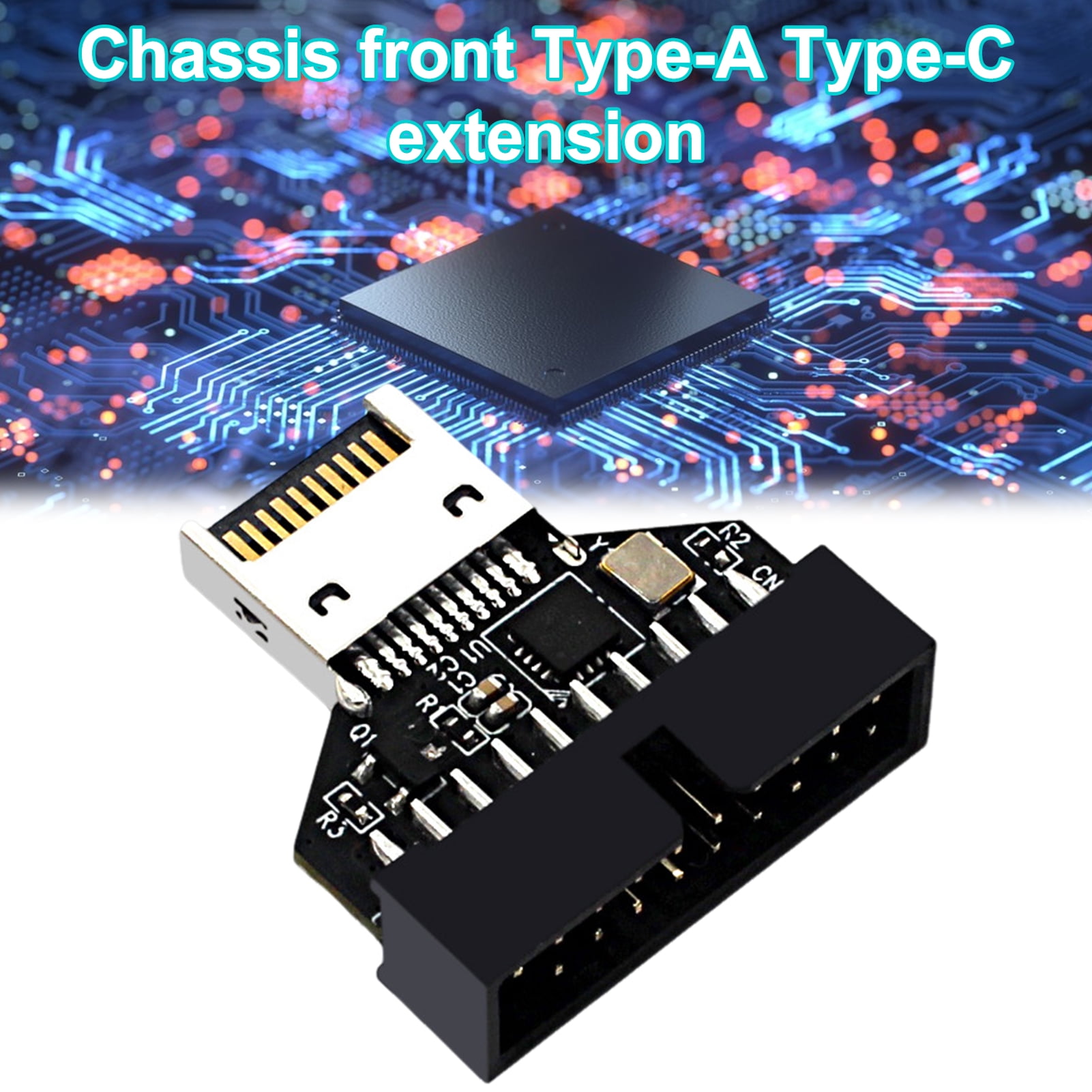 Lohuatrd Motherboard USB 3.0 Type-E to 19pin Adapter Head Stable ...