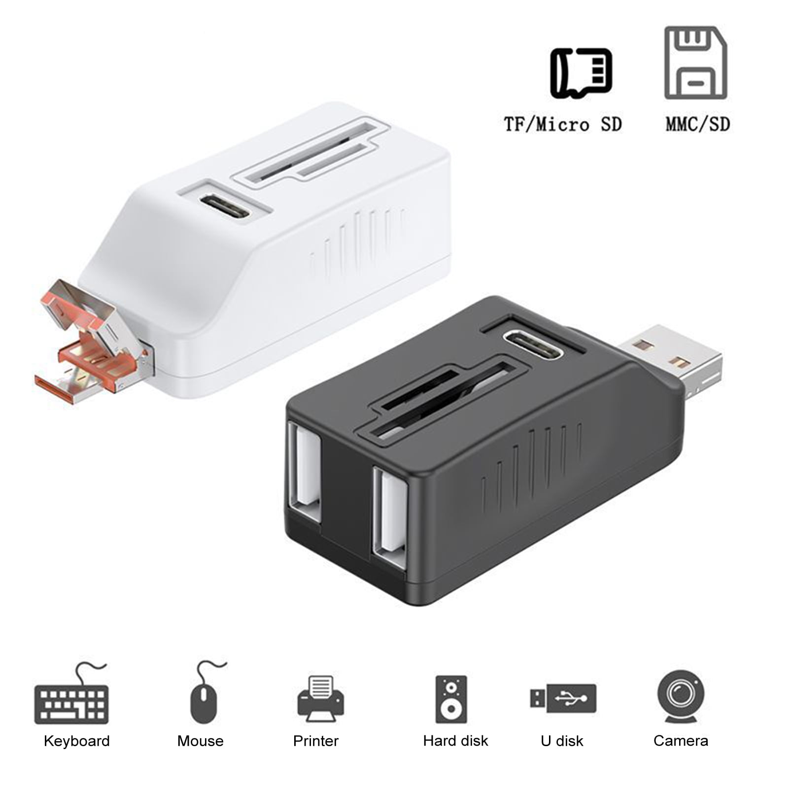 Lohuatrd Multifunctional Docking Station USB 3.0 Hub Adapter 5Gbps Data ...