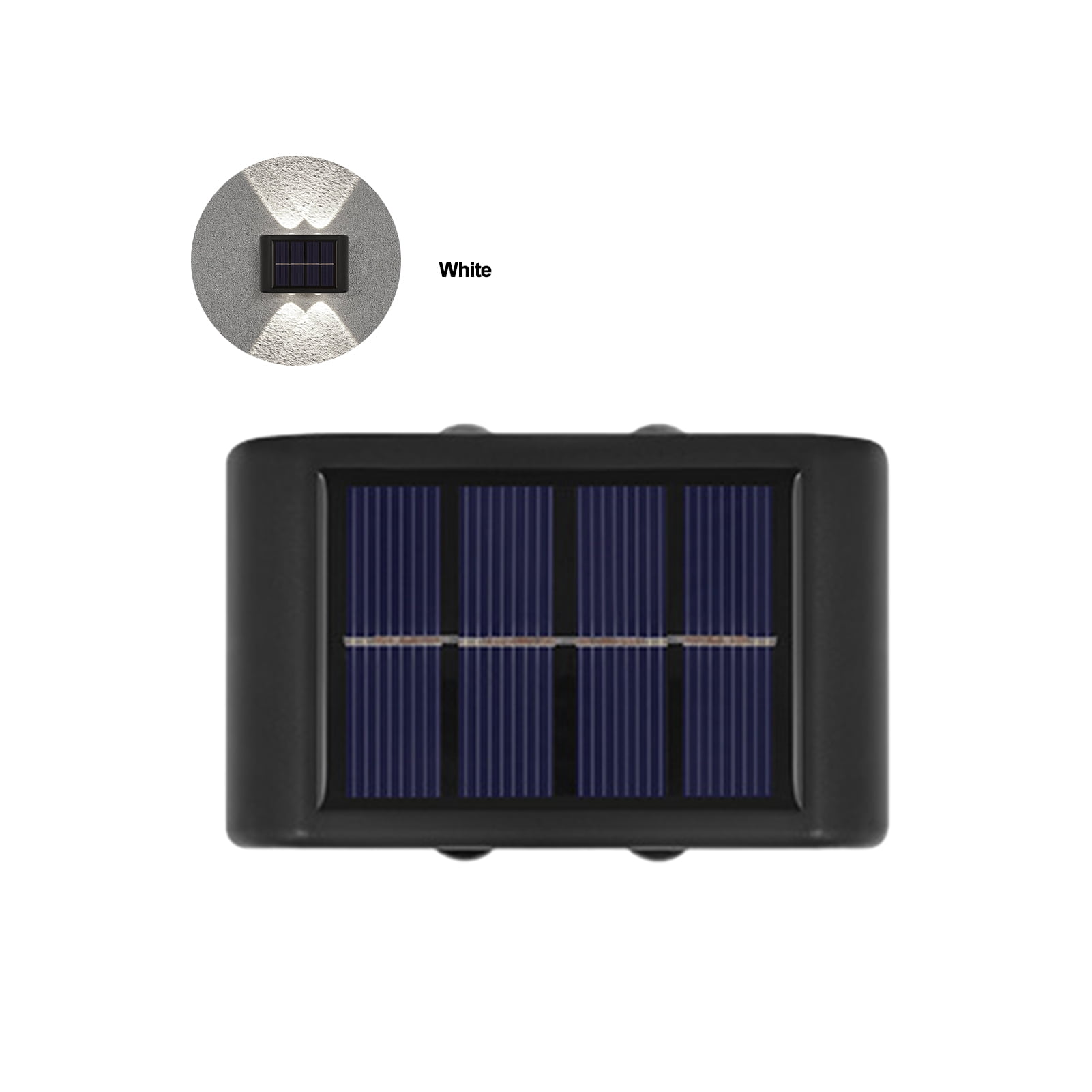 Lohuatrd Solar Wall Light IP65 Waterproof Automatic Charging No Wiring ...