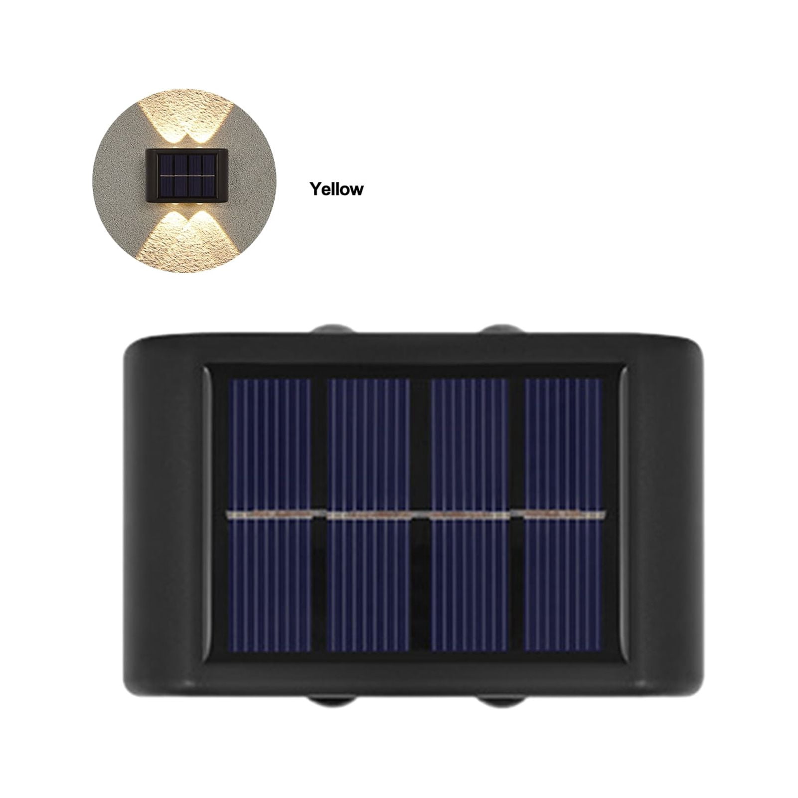 Lohuatrd Solar Wall Light IP65 Waterproof Automatic Charging No Wiring ...