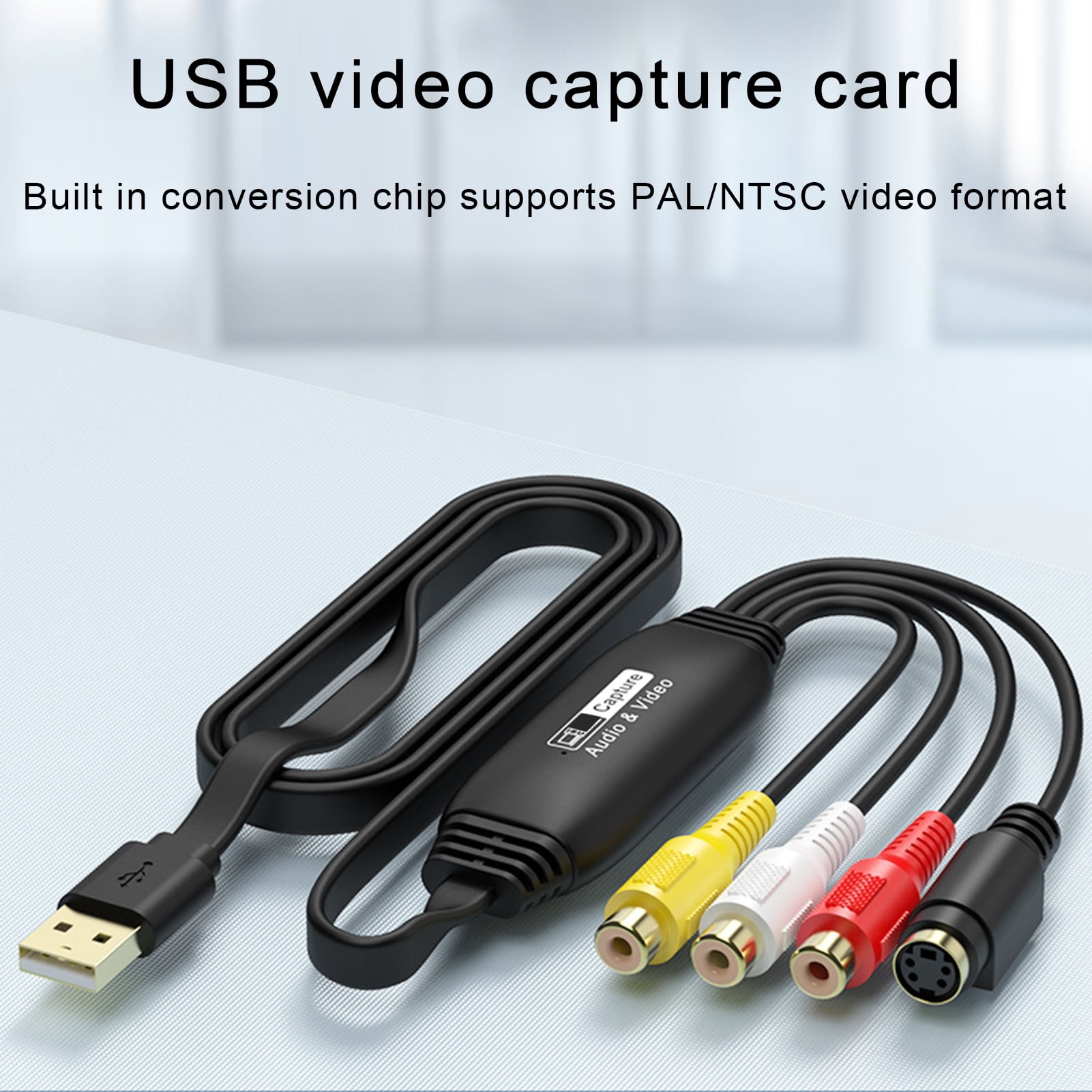 Lohuatrd USB Video Capture Card Adapter 1080P VHS VCR TV to Digital ...