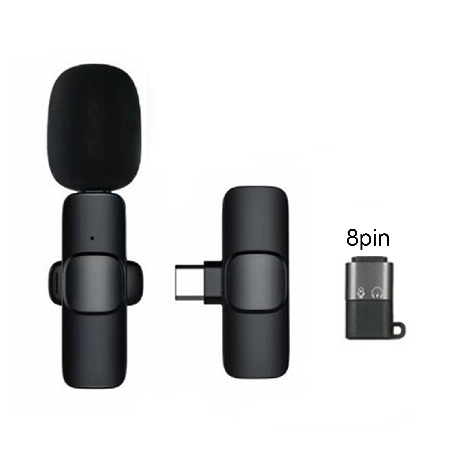 Lohuatrd Wireless Lavalier Microphone HD-compatible Long Battery Life ...