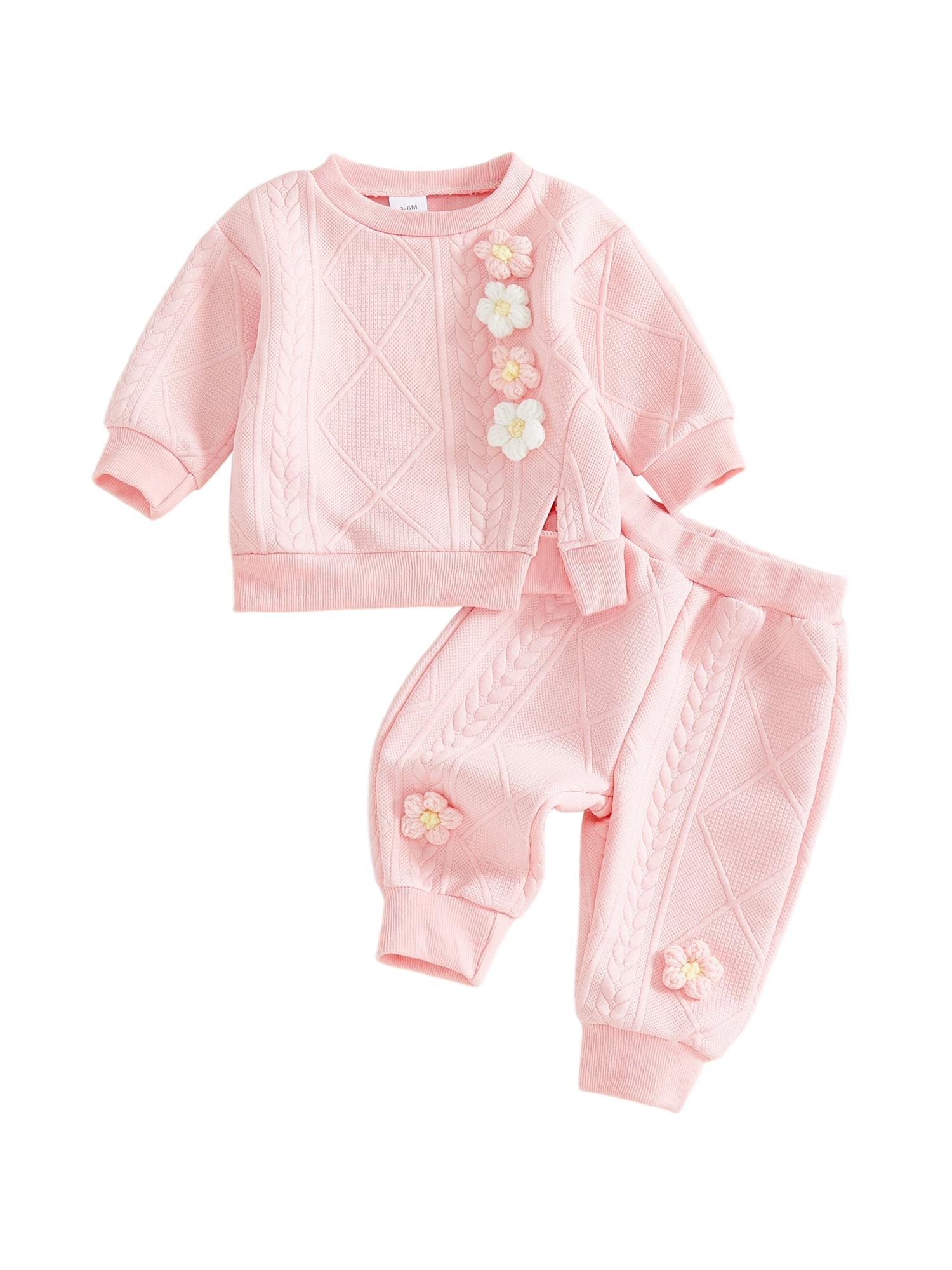 Loicainy Baby Toddler Kids Girl 2Pcs Fall Spring Outfits 3 6 12 18 24 ...