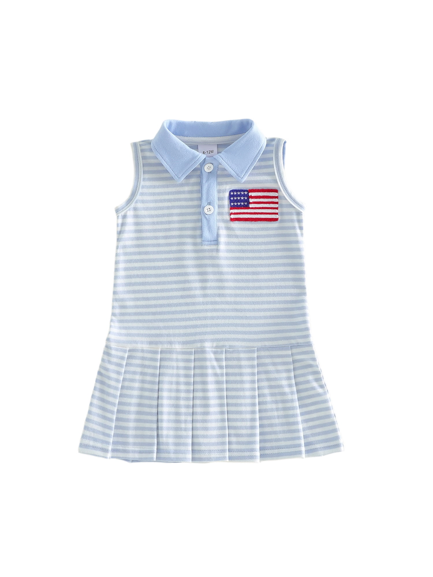 Loicainy Kids Toddler Baby Girl Dress for 4th of July 6 12 24 Months 2T ...