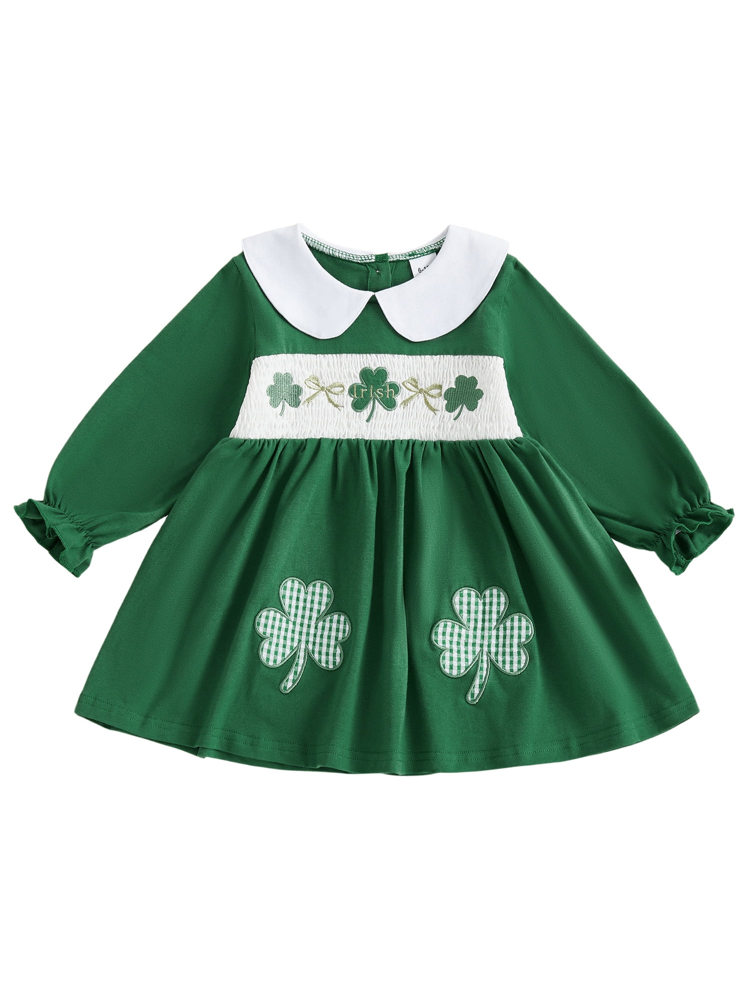 Loicainy Kids Toddler Girls Irish Dress, 6 12 18 24 Months 2T 3T 4T 5T ...
